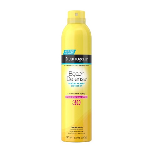 Neutrogena Beach Defense Sunscreen Spray - Spf 30 - 8.5oz : Target