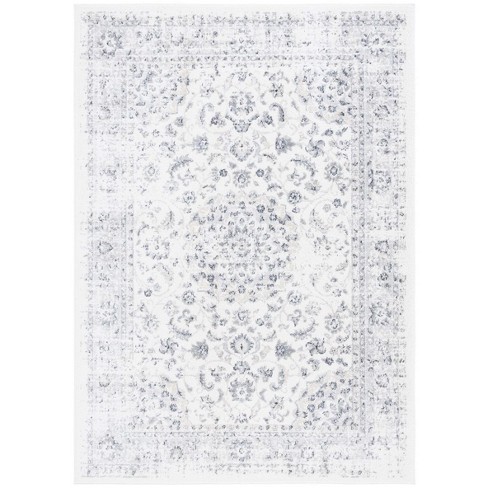 Layla Lay106 Power Loomed Area Rug - Ivory/grey - 4'5"x6'5" - Safavieh ...