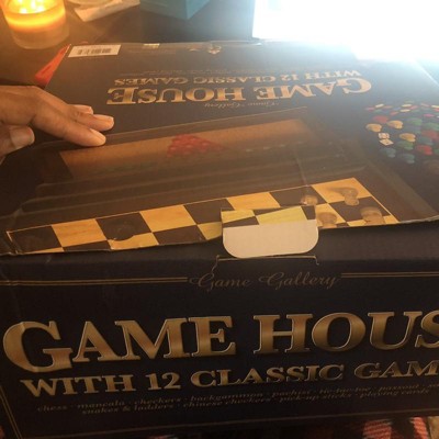 Game Gallery 12 In 1 Game House With 12 Classic Games : Target