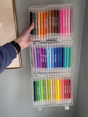 48ct Dual-tip Brush Marker Set In Plastic Case - Mondo Llama™ : Target