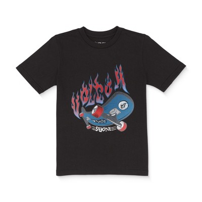 Volcom Toddler Boys Flaming Wheels Short Sleeve Tee : Target