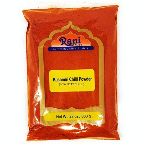 Kashmiri Chilli Powder (deggi Mirch, Low Heat) - 28oz (800g) - Rani ...