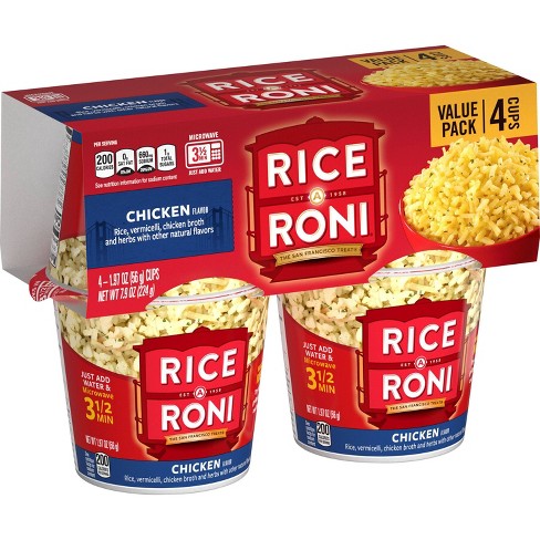 Rice-a-roni Chicken Cups - 4pk / 7.88oz : Target