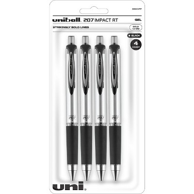 Uniball™ 207 Impact Rt Gel Pen - Bold Pen Point - 1 Mm Pen Point Size ...