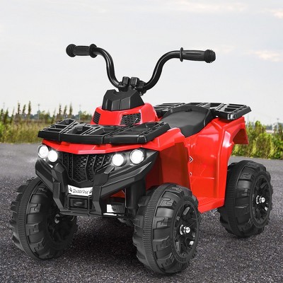 Costway 6v Kids Electric Quad Atv 4 Wheels Ride On Toy For Toddlers ...