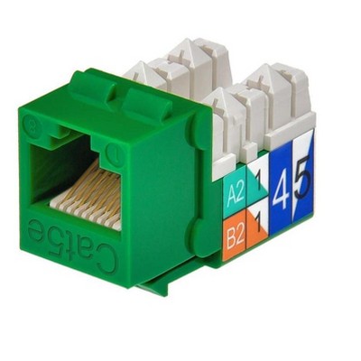 Monoprice Cat5e Punch Down Keystone Jack - Beige | 110 Style, Modular ...