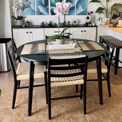 Astrid Mid-century Round Extendable Dining Table - Threshold™ : Target