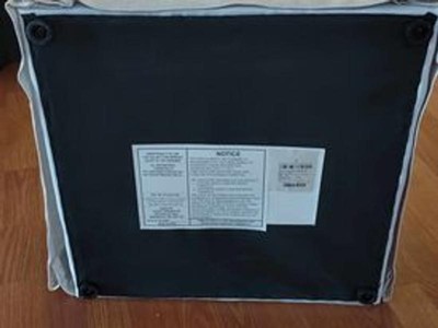 Lynwood Slipcover Cube Ottoman - Threshold™ Designed With Studio Mcgee ...