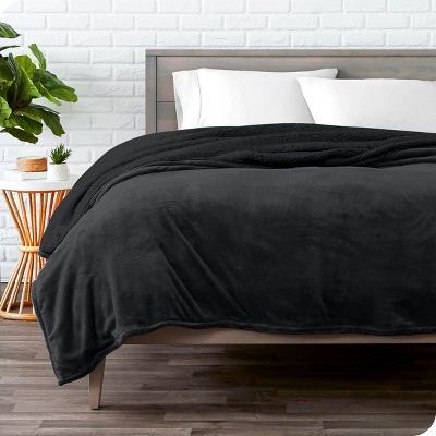Family Throw Blanket Solid Black - The Grande Blanket : Target