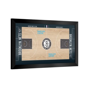 Nba Logo Black Framed Bar Plaque By Trademark Gameroom : Target