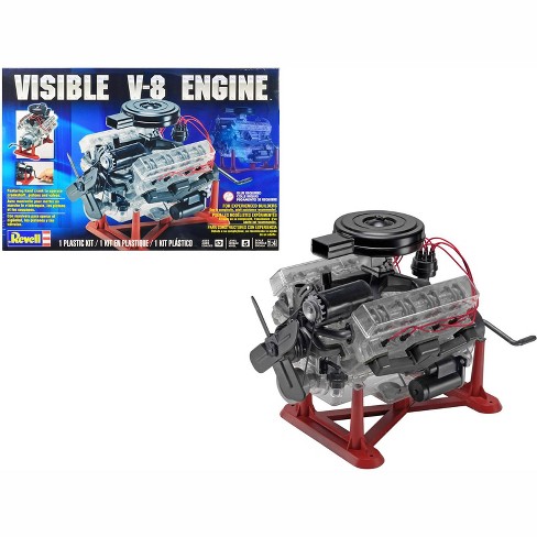 Level 5 Model Kit Visible V-8 Engine 1/4 Scale Model By Revell : Target