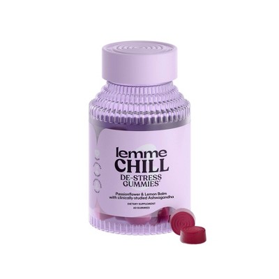 Lemme Chill De-stress Ashwagandha Vegan Gummies - 60ct : Target