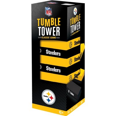 Masterpieces Real Wood Block Tumble Towers - Nfl Pittsburgh Steelers ...