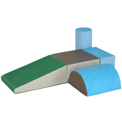 Soozier 5 Piece Climb And Crawl Activity Play Set Soft Secure Foam ...