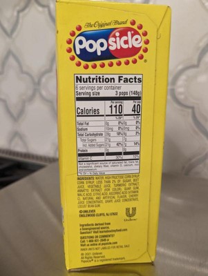 Popsicle Orange Cherry Grape Variety Ice Pops - 18ct : Target