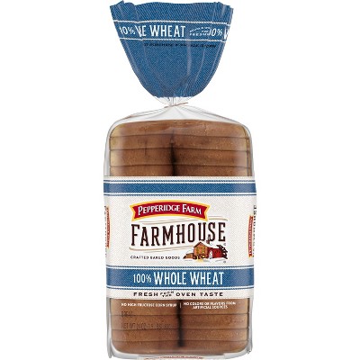 Pepperidge Farm Farmhouse 100% Whole Wheat Bread - 24oz : Target