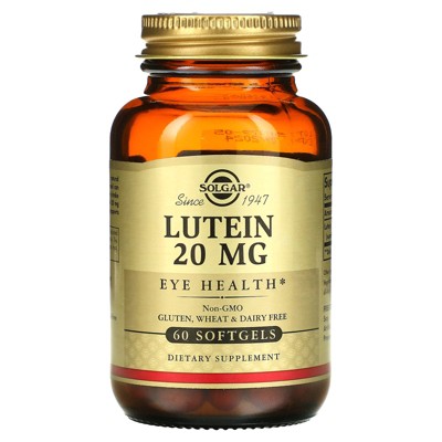 Doctor's Best Lutein With Lutemax 2020, 20 Mg, 60 Softgels : Target