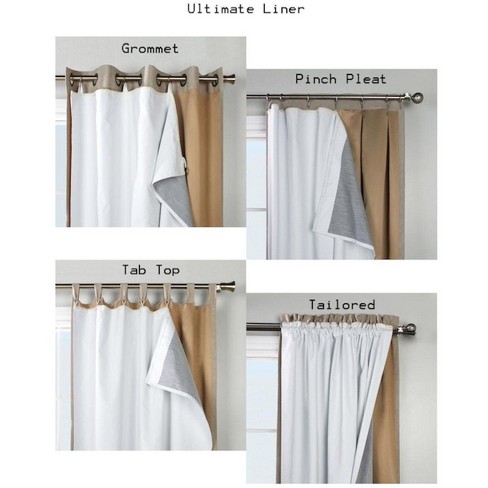 Thermalogic Ultimate Thermal Energy Saving Blackout Window Curtain Single Panel Liner Target