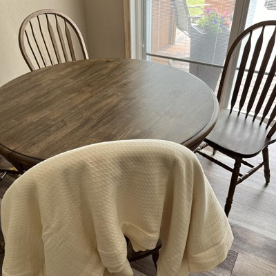 Full/queen Textured Cotton Blanket Ivory : Target