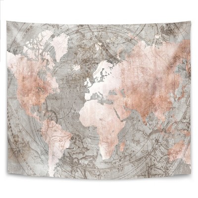 Home Magnetics Standard Weathered Earth World Map : Target