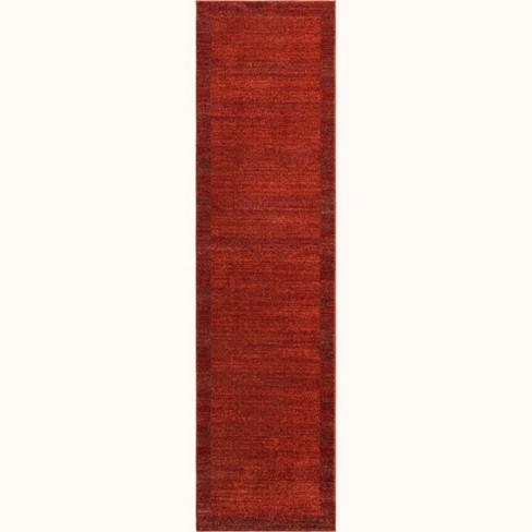 Unique Loom Abigail Del Mar Area Rug , 2'7"x10' Runner ,terracotta : Target