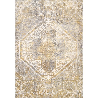 Nuloom Jodee Vintage Medallion Area Rug, 4' X 6', Silver : Target
