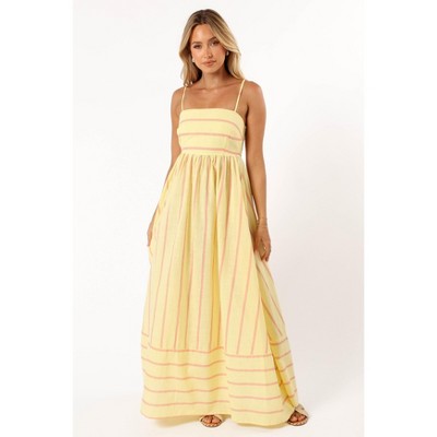 Pixie Maxi Dress - Yellow Pink Stripe S : Target