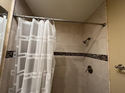 72" Tension Or Permanent Mount Cast Style Finial Shower Curtain Rod ...