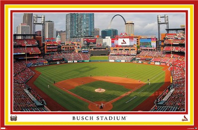 Trends International Mlb St. Louis Cardinals - Busch Stadium 22 Framed ...