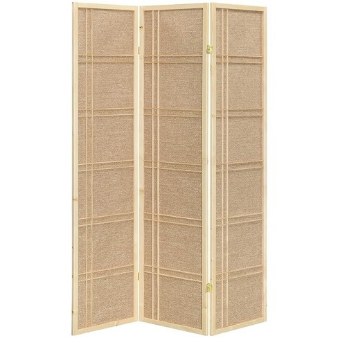 Legacy Decor 3 Panels Privacy Room Divider Rattan Cane Webbing Insert ...