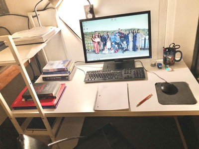 Glenwillow Home Ames 55" Reversible Gaming Computer Desk With ...