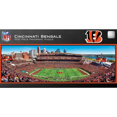 Masterpieces 1000 Piece Sports Panoramic Jigsaw Puzzle - Nfl Cincinnati ...