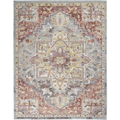 Nourison Juniper Jpr04 Indoor Only Area Rug - Blue/multicolor 7'10" X 9 ...