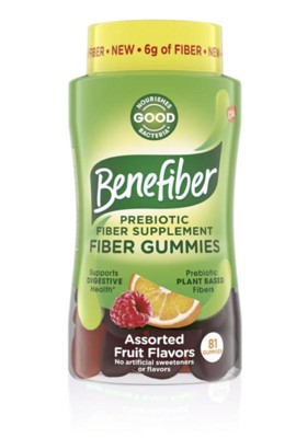 Benefiber Prebiotic Fiber Gummies - 81ct : Target