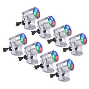 Yescom 8 Pack LED RGB Spotlight Aluminum Stage Effect Lighting for ...