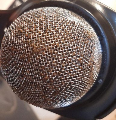 Oxo 3" Mini Strainer: Stainless Steel Mesh, Dishwasher-safe, Black ...