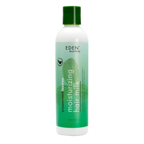 Eden Body Works Peppermint Tea Tree Hair Milk - 8 Fl Oz : Target