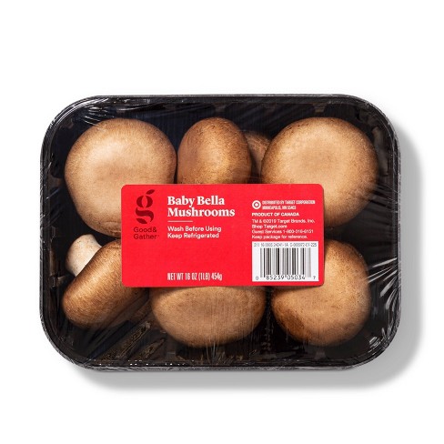 Baby Bella Mushrooms - 16oz - Good & Gather™ : Target