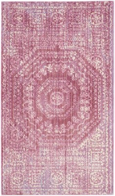 Valencia Val205 Power Loomed Area Rug - Fuchsia/multi - 3'x5 ...