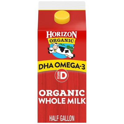 Horizon Organic Whole Dha Omega-3 Milk - 0.5gal : Target