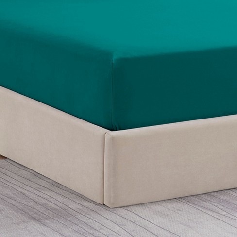 Solid Flannel Fitted Sheet, Bottom Sheets With Built In Sheet Straps By ...