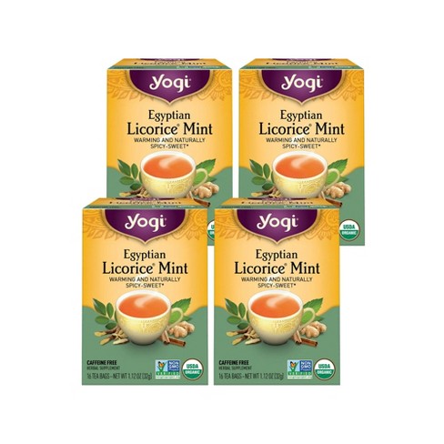 Yogi Tea - Egyptian Licorice Mint Tea - 64 Ct, 4 Pack : Target