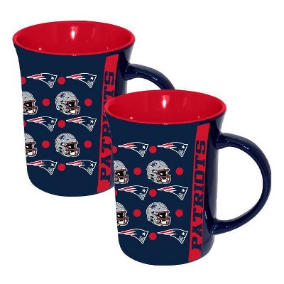 Nfl New England Patriots Line Up 2pk Mug - 15oz : Target