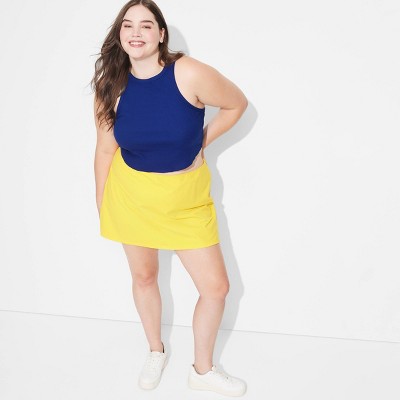 Women's Game Day Slim Fit Tiny Tank Top - Wild Fable™ Navy Blue 4x : Target