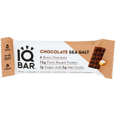 Iq Bar Almond Butter Chip Bar - Case Of 12/1.6 Oz : Target