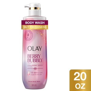 Olay Berry Bubbly Hyaluronic Serum Body Wash - 20 fl oz : Target