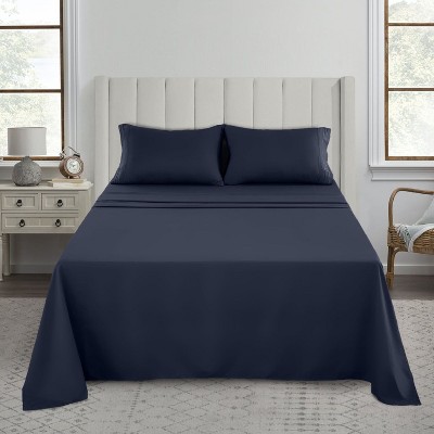 Lux Decor Collection 3-piece Sheet Set - Microfiber Shrinkage And Fade ...