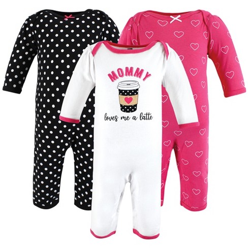 Hudson Baby Infant Girls Cotton Coveralls, Mommys Latte, 12-18 Months ...
