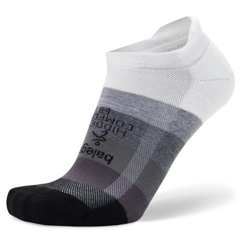Balega Hidden Comfort Gradient No Show Socks - Gradient White/asphalt M ...