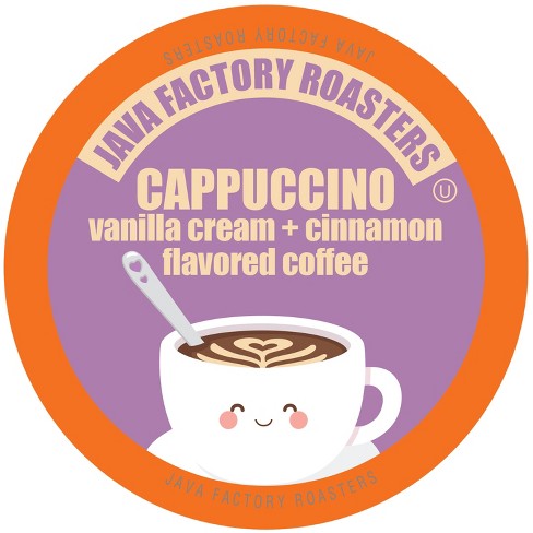 Java Factory Cappuccino Flavored Coffee,compatible Keurig 2.0 K Cup ...